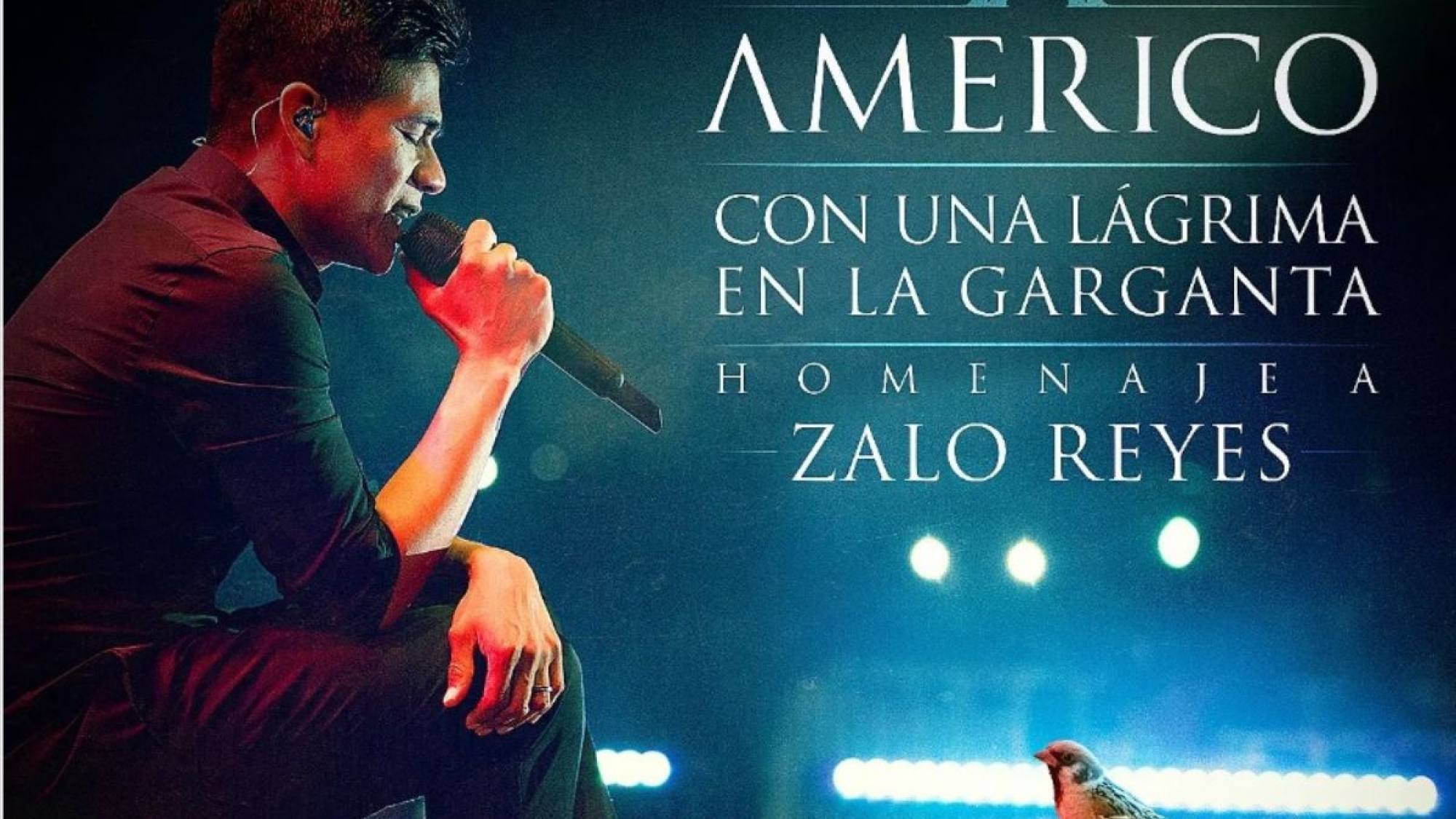Américo homenajeo a Zalo Reyes cantando una canción del artista