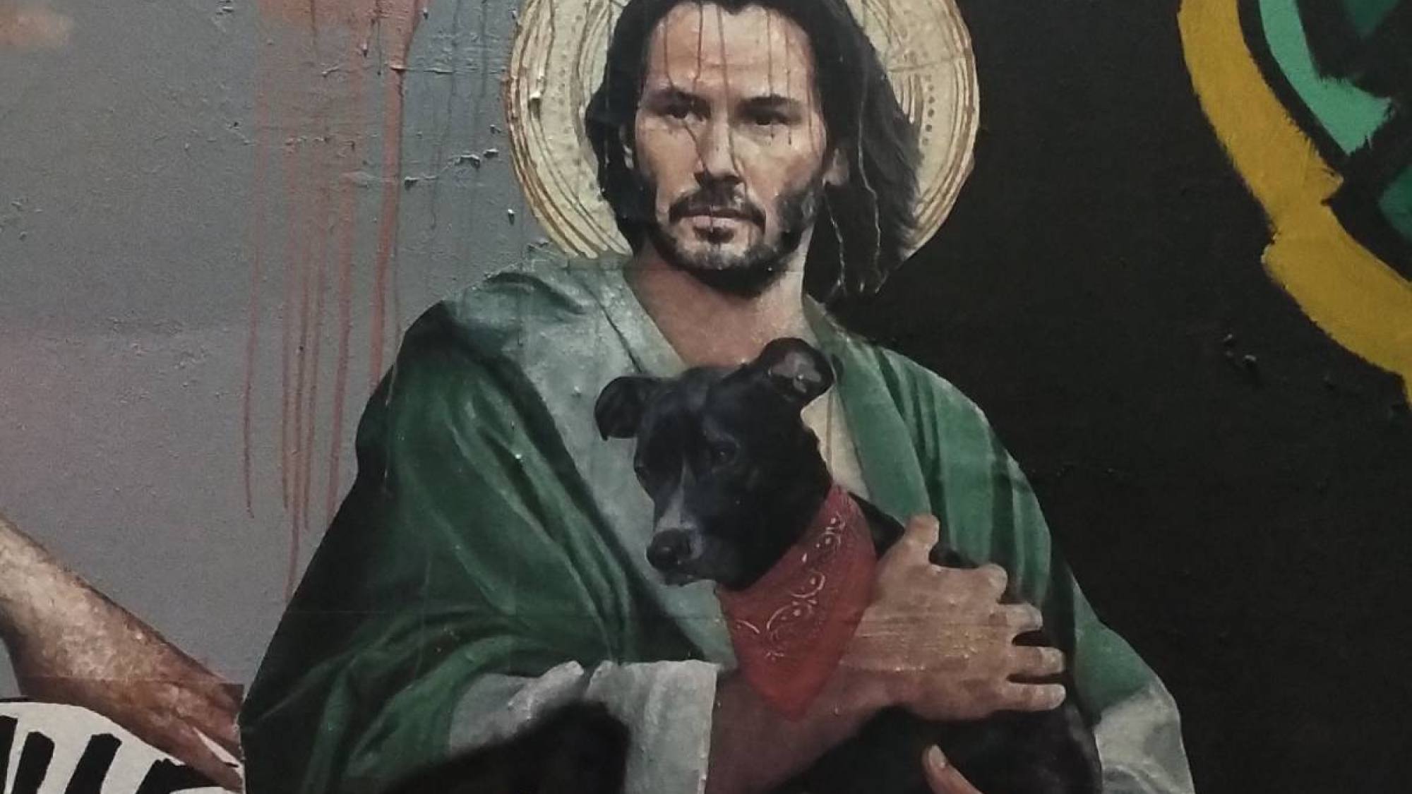 "Sin valores": Lo Barnechea borrará murales del perro matapacos