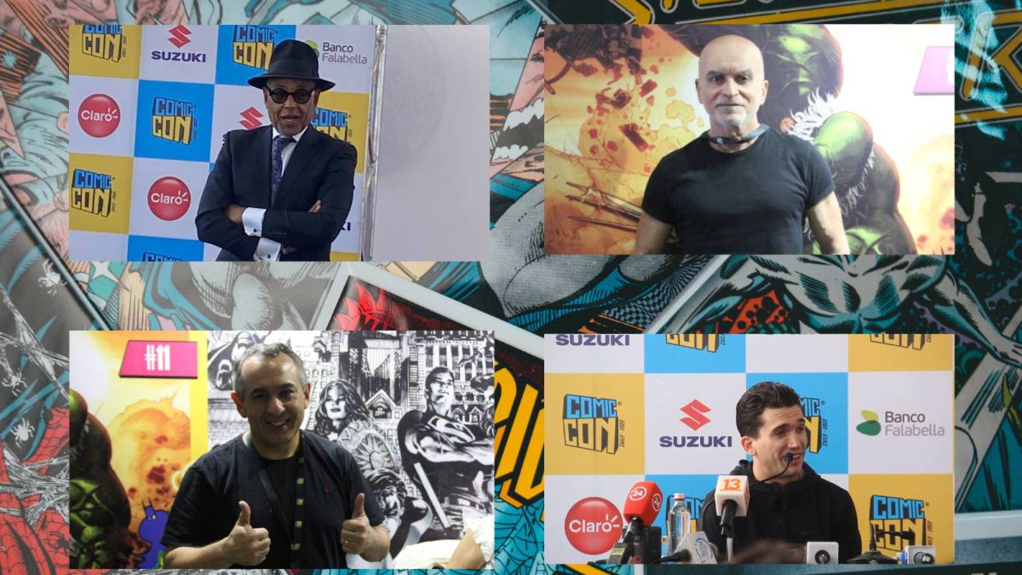 Los grandes invitados de Cómic Con 2022