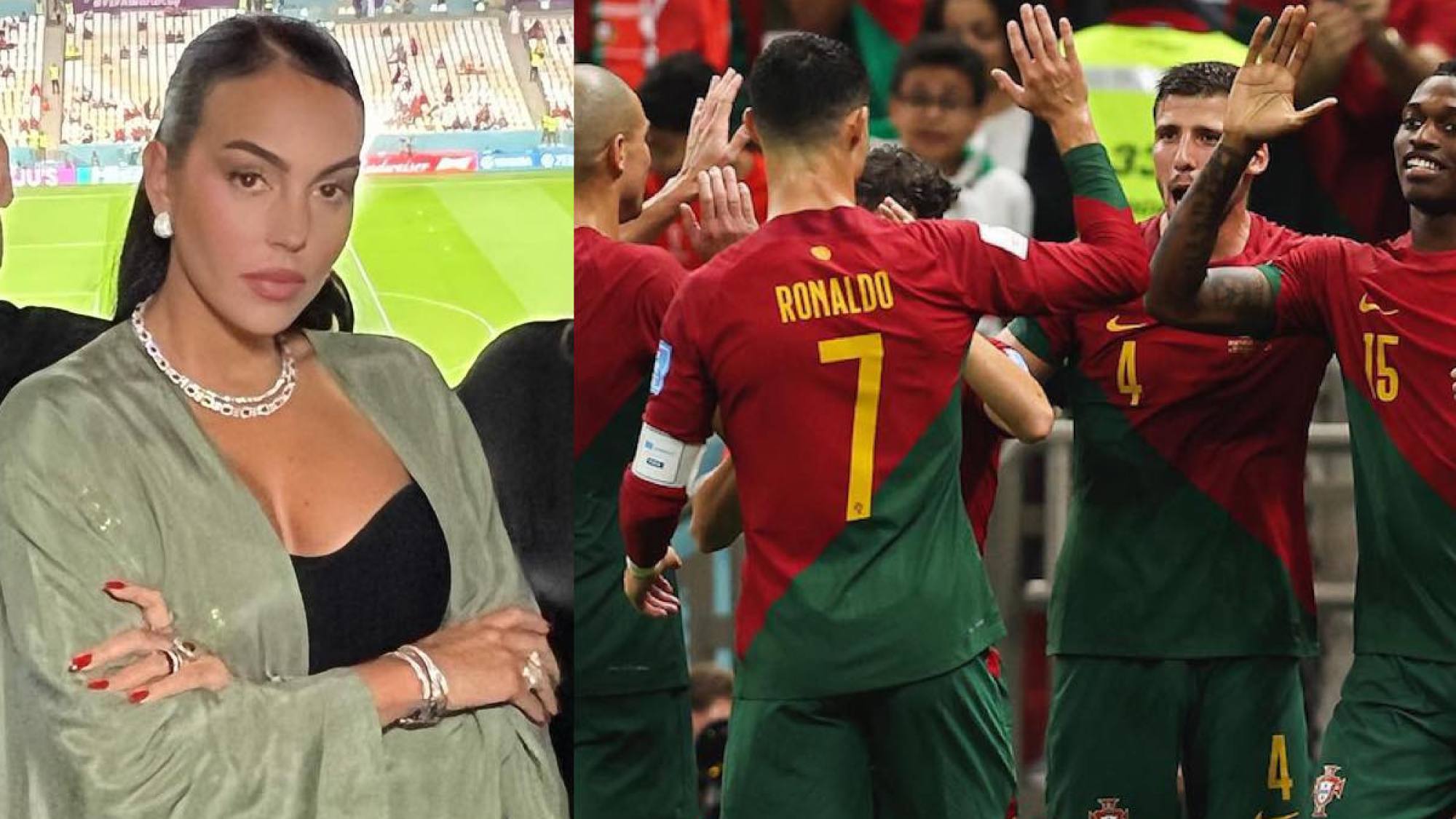 Georgina Rodríguez reclama por suplencia de Cristiano Ronaldo