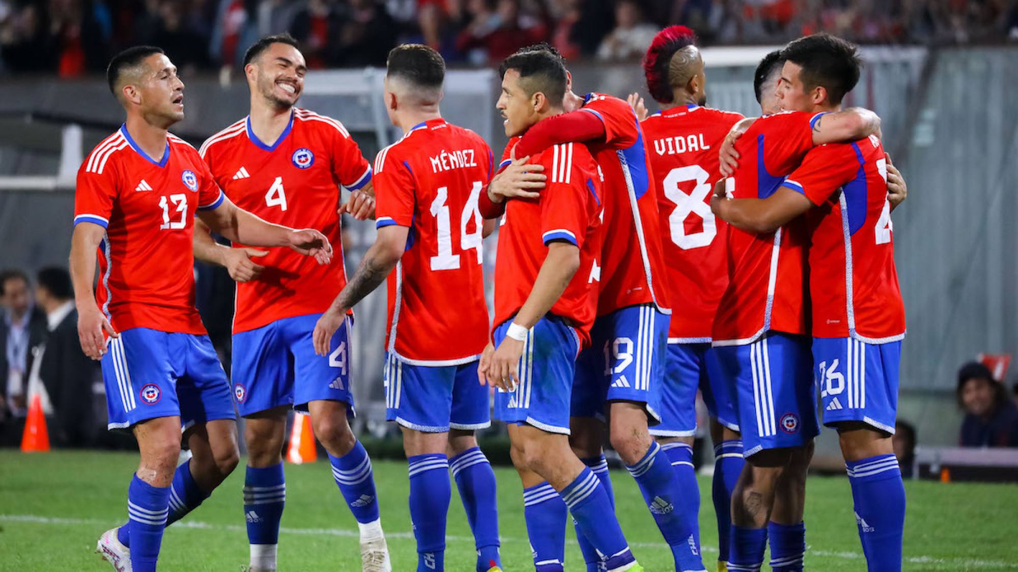 La formación de Chile para enfrentar a Paraguay