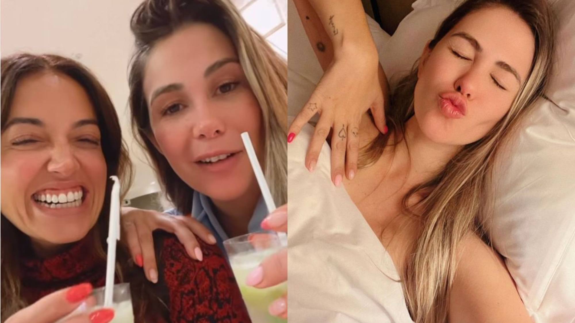 Laura Prieto y Yamila Reyna ya disfrutan de su viaje en Brasil