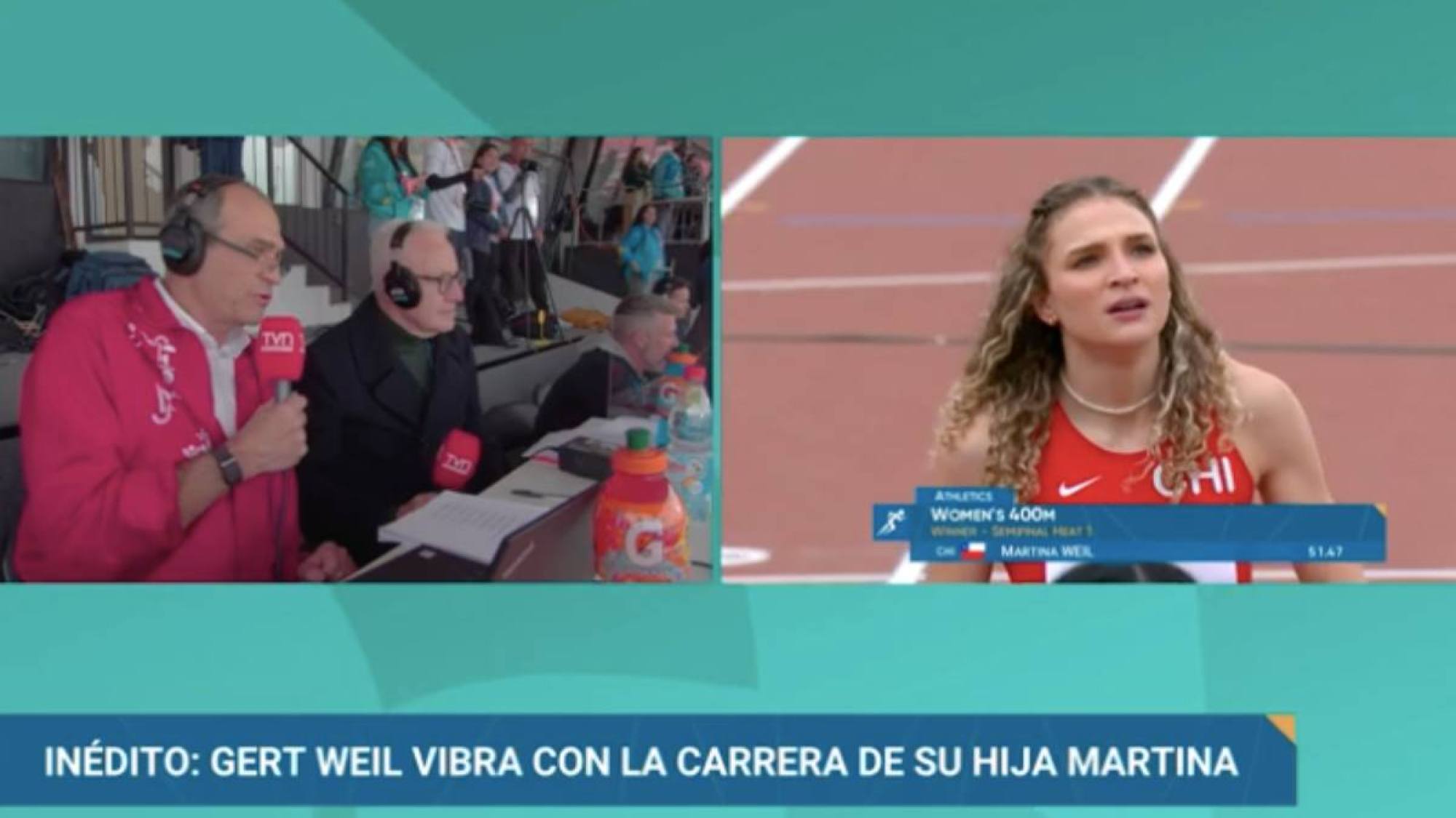 Gert Weil estuvo al borde de las lágrimas con la victoria de su hija ...