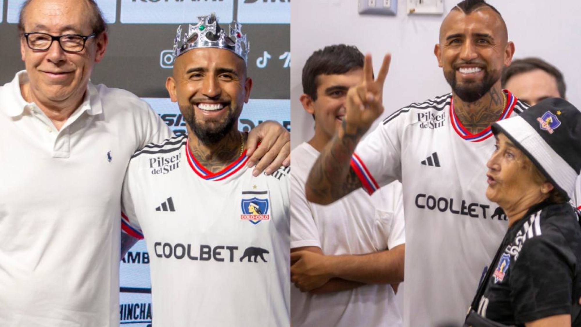 Los mejores momentos de la presentación de Vidal en Colo Colo