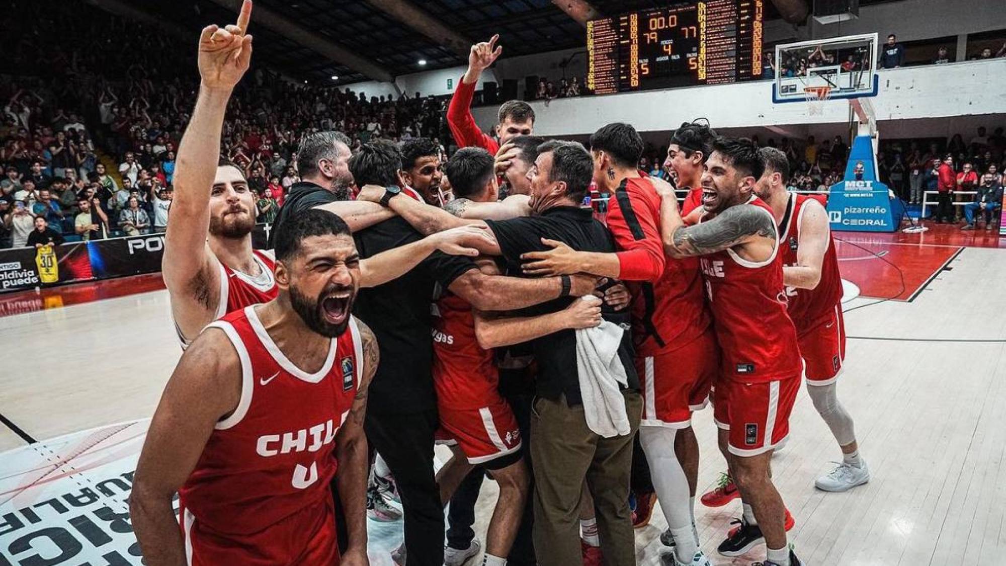 Chile obtuvo histórico triunfo ante Argentina en basquetbol