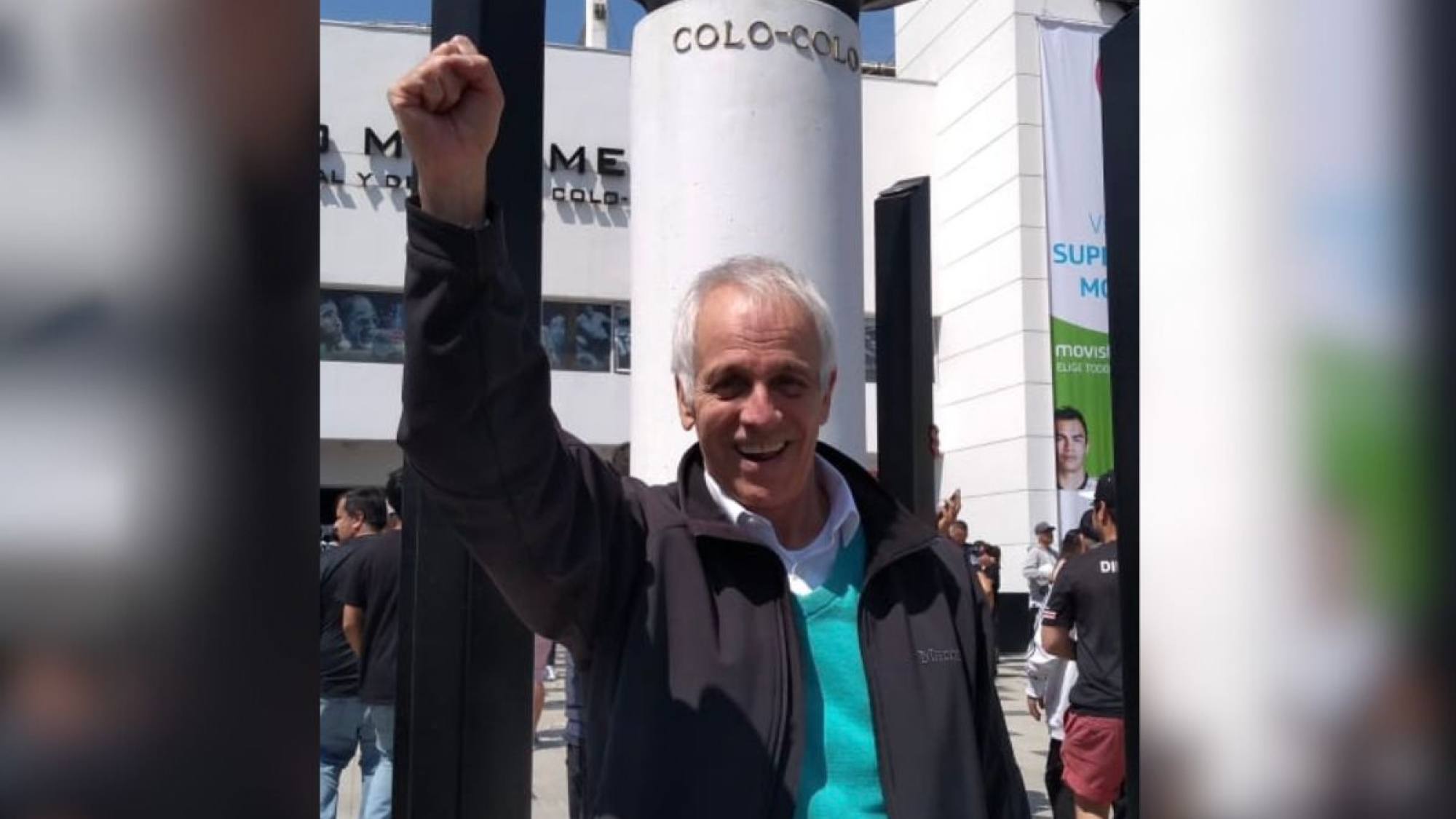 Hija de Augusto Góngora emociona a los colocolinos