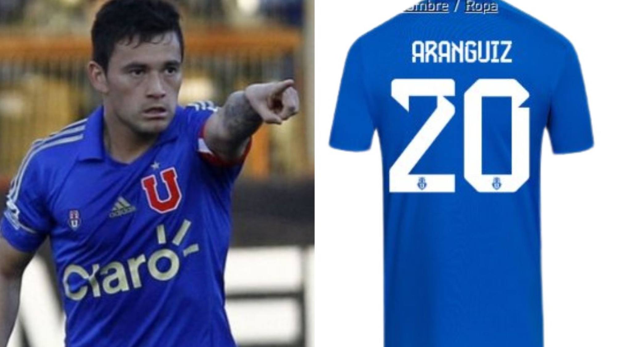 Hinchas de la U ya compran la "20" de Charles Aránguiz