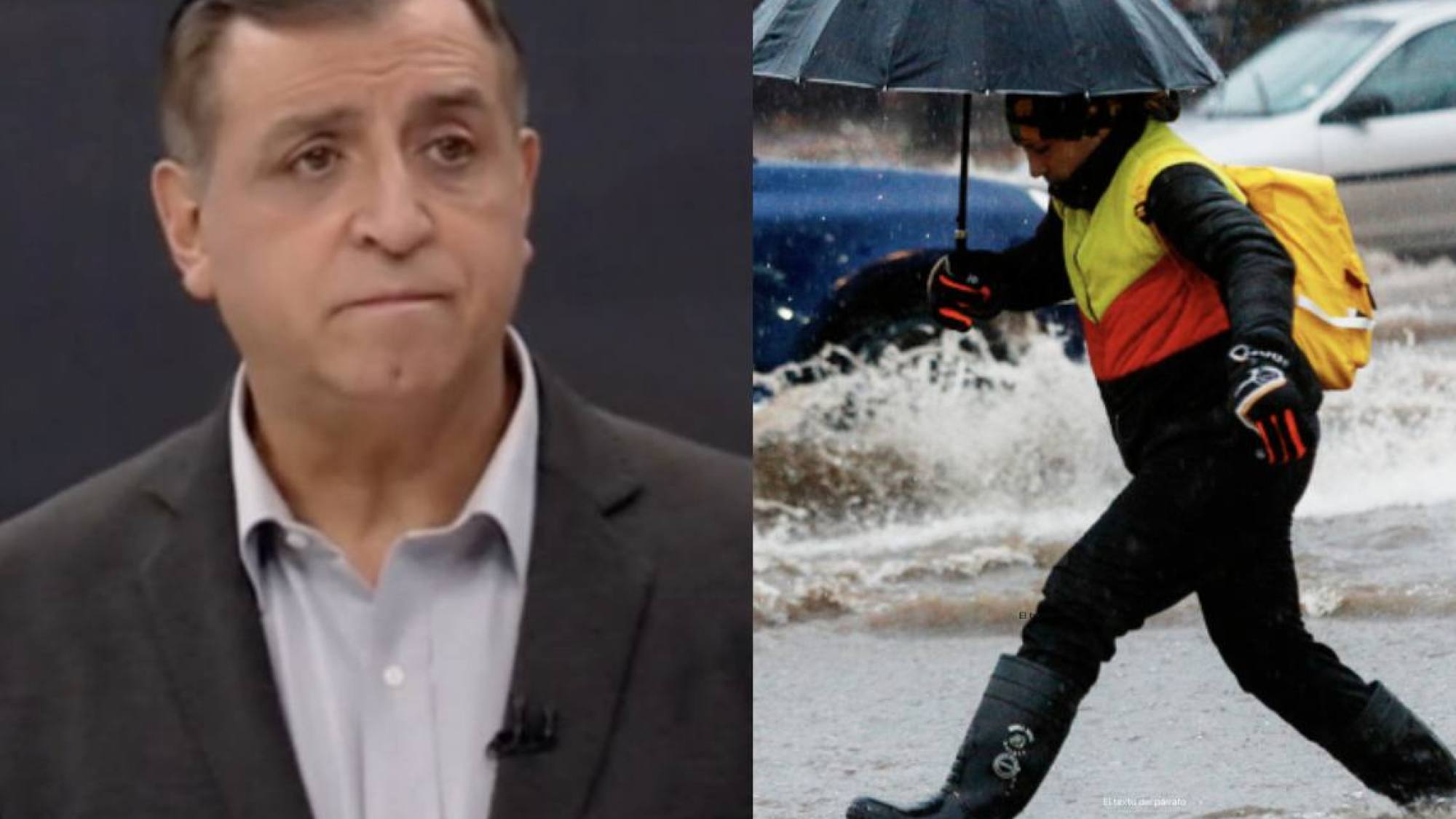Iván Torres avisó hora en que azotará el temporal a Santiago
