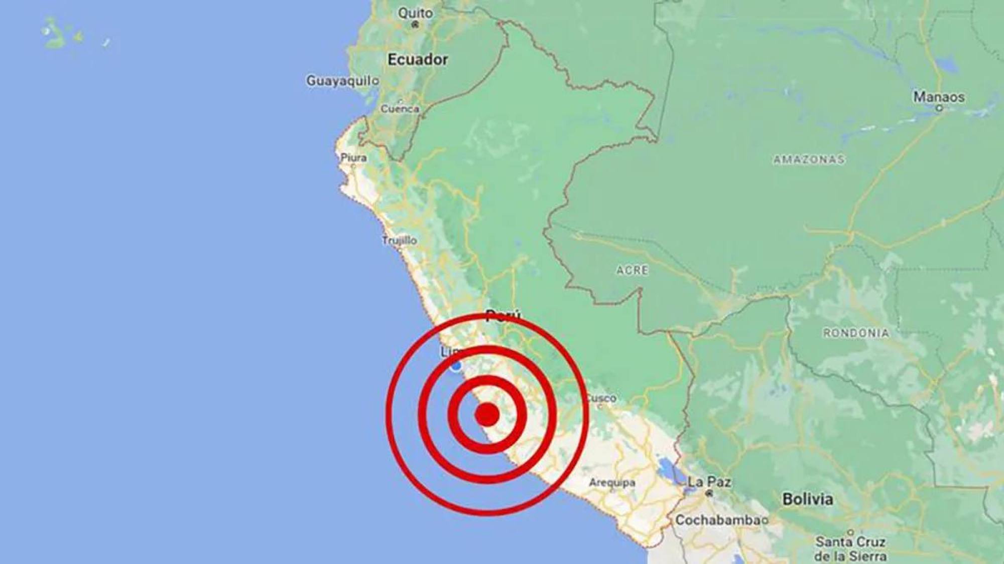 Reportan terremoto de 7.0 en Perú: ¿Hay alerta de tsunami para Chile?