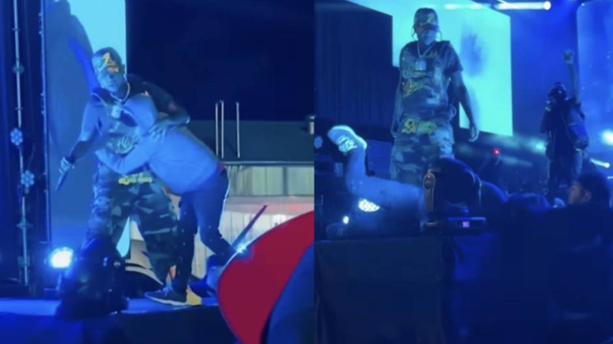 Polimá WestCoast cayó desde 2 metros en show y es viral