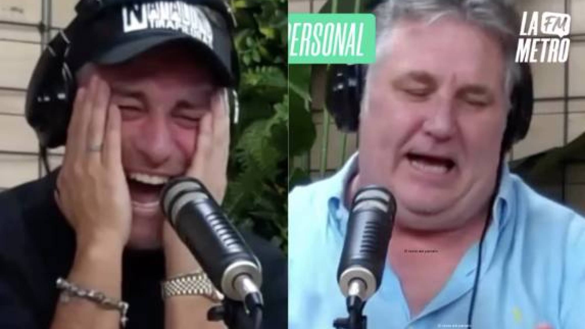 Luka Tudor hizo "cara pálida" en vivo en radio Lametro