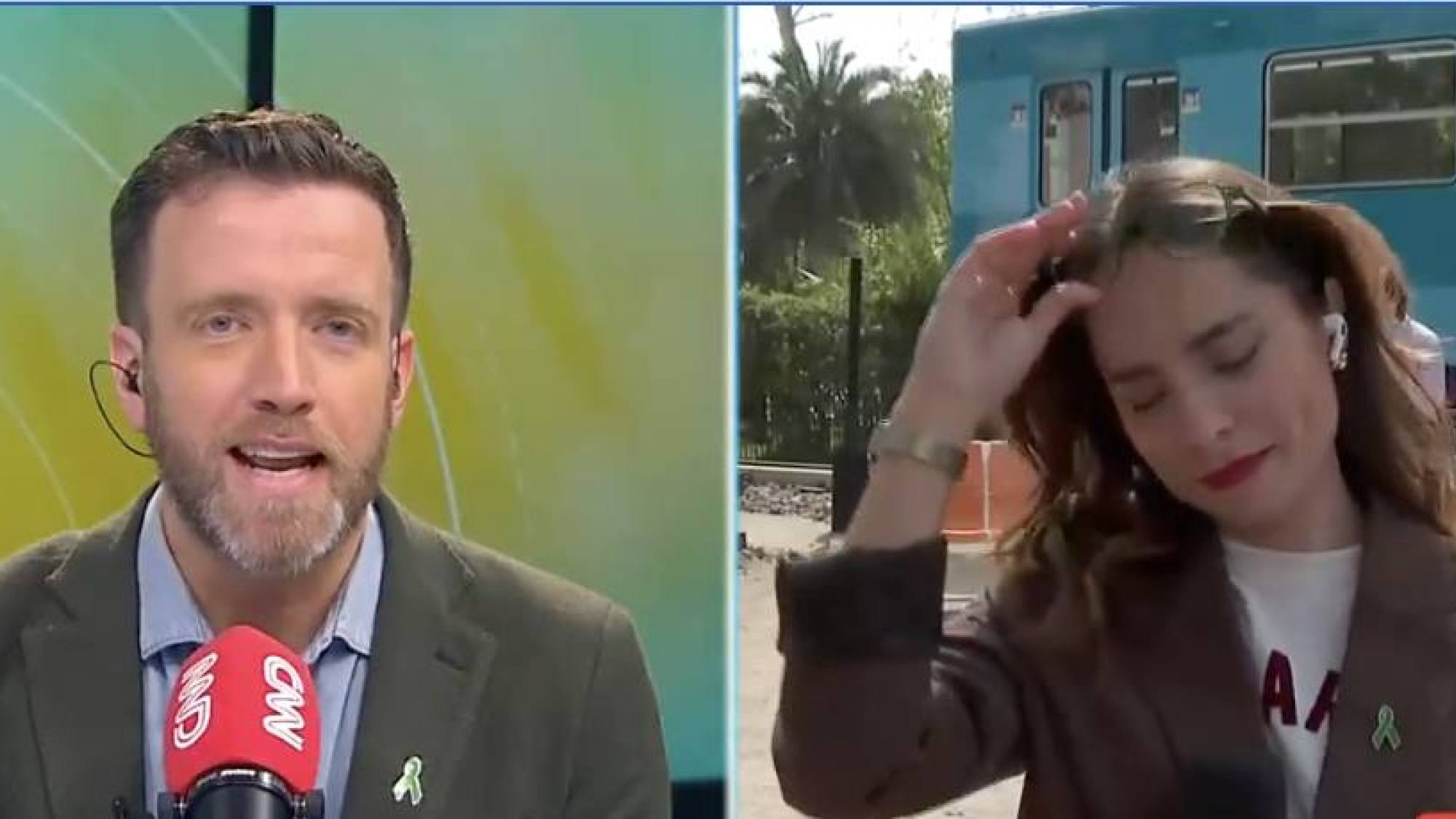 Periodista interrumpió ceremonia y se va de CNN Chile