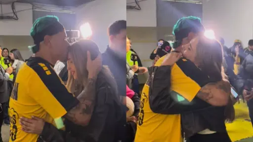 Periodista cuenta origen de su beso con Diego Mono Sánchez