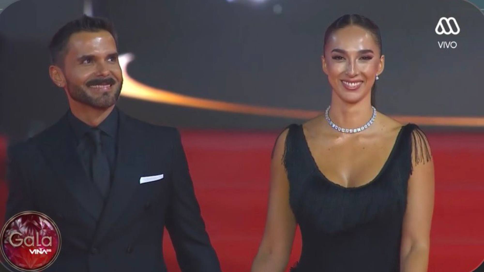 Álvaro Ballero desfiló en la Gala con su nueva pareja